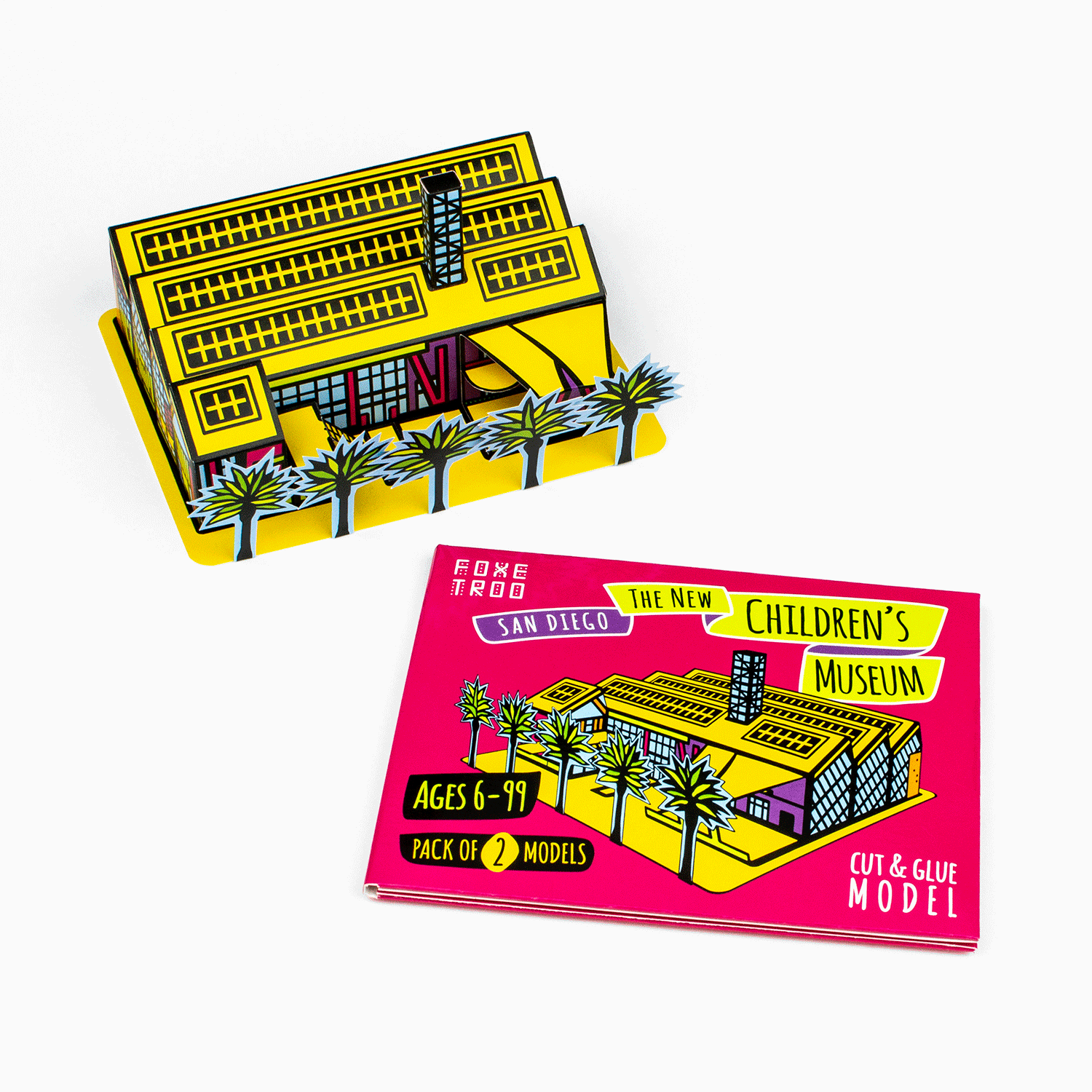 The New Children's Museum of San Diego - Cut & Glue Paper Model Kit by ...