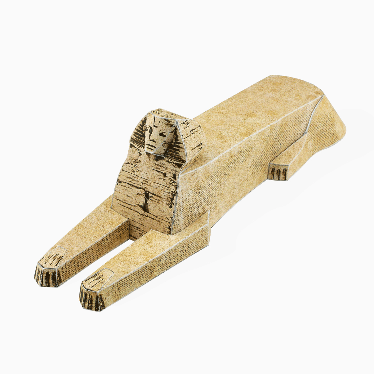 Sphinx and Egyptian Pyramids - Paper Model Kit for Beginners ...