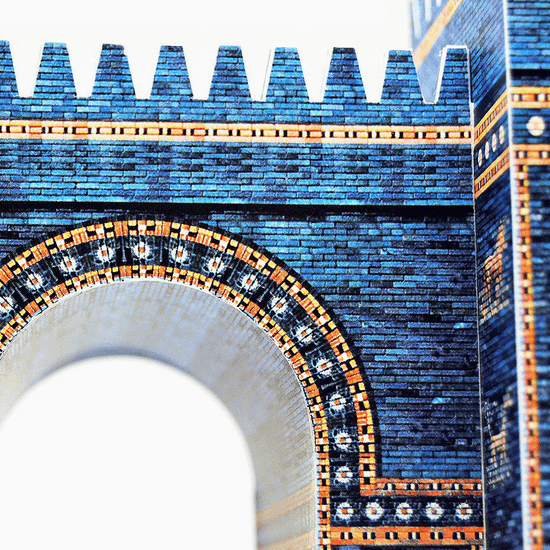 ISHTAR GATE Paper Model Kit for Intermediate Skill Level – PaperLandmarks