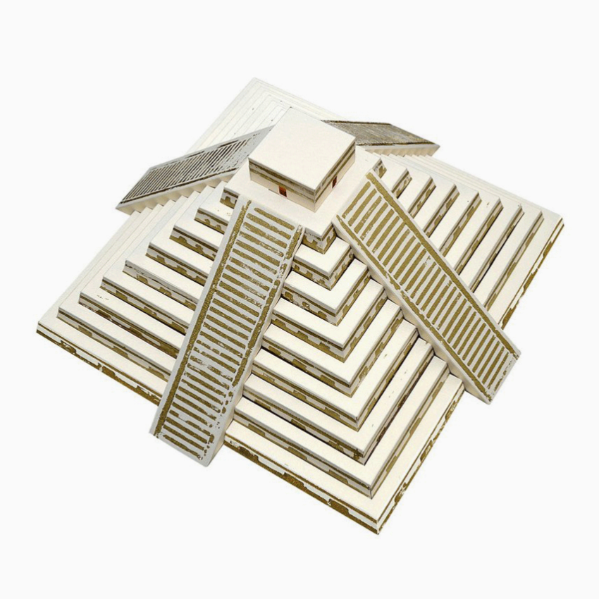 Mayan Pyramid Beginner Level Paper Model Kit – PaperLandmarks