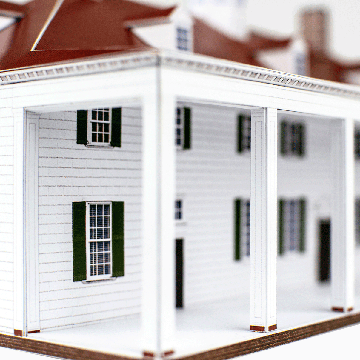 Mount Vernon Advanced Skill Level Paper Model Kit – PaperLandmarks