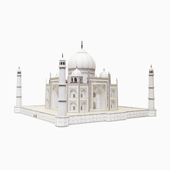 Taj Mahal - Paper Model Kit for Advanced Skill Level – PaperLandmarks