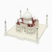 Taj Mahal - Paper Model Kit for Advanced Skill Level – PaperLandmarks