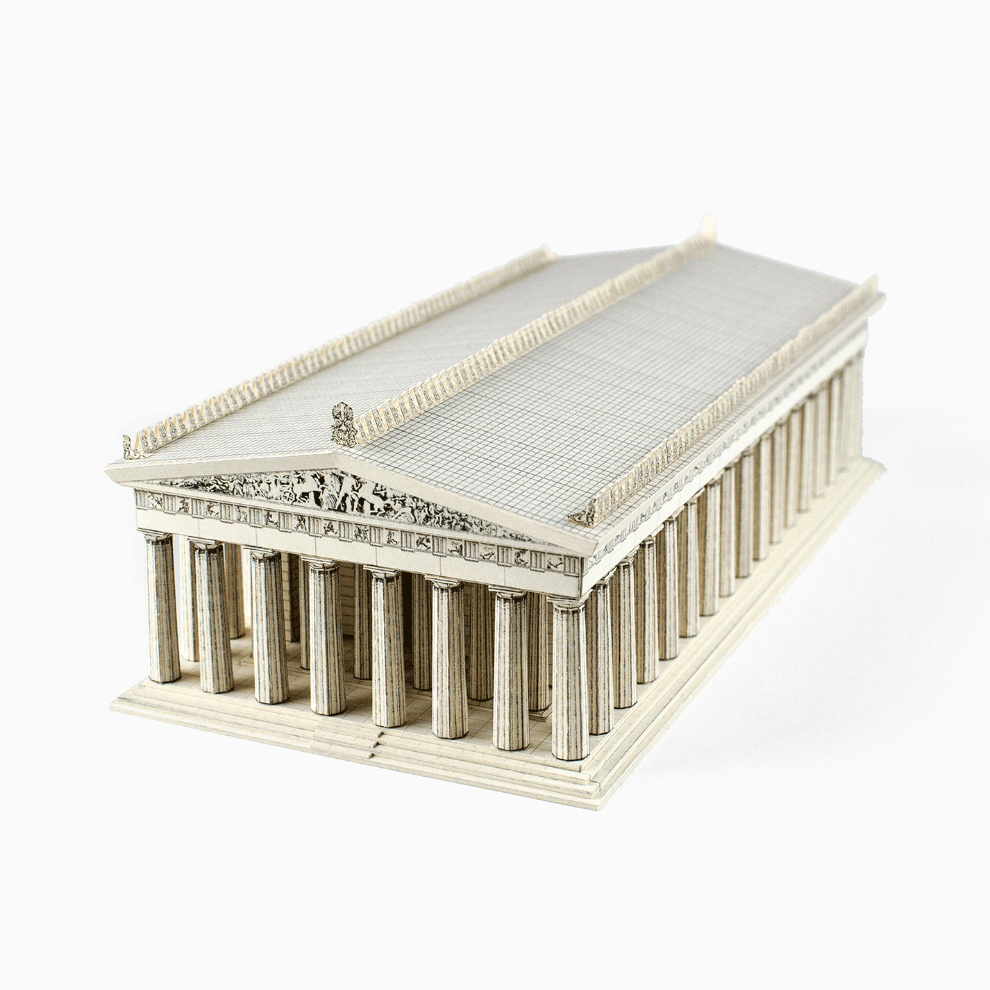 The Parthenon - Advanced Level Paper Model Kit – PaperLandmarks