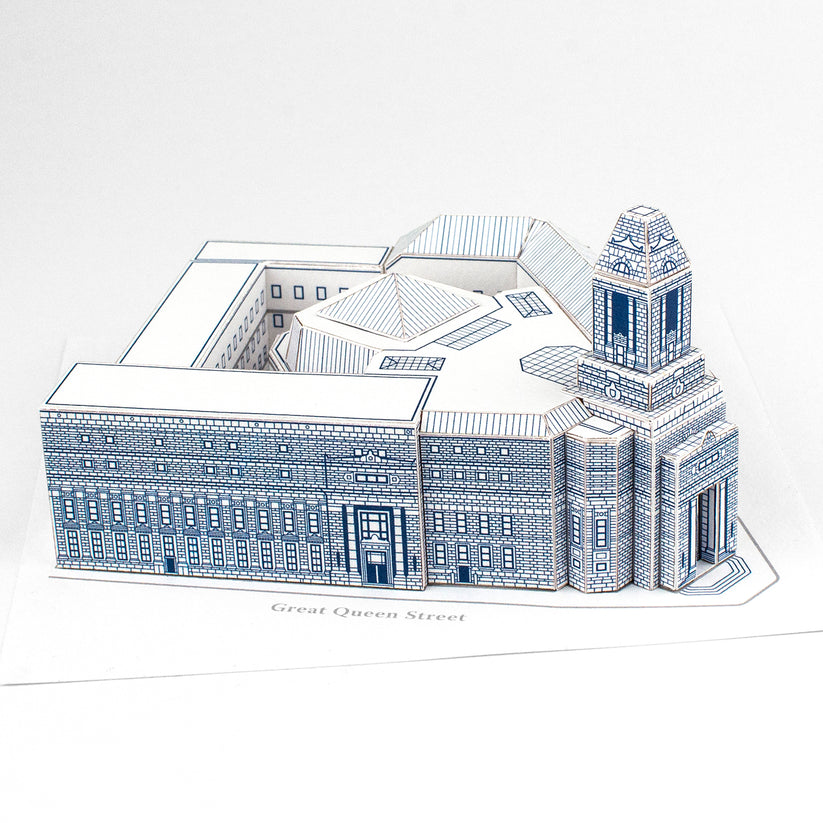 Freemasons' Hall - Intermediate Level Paper Model Kit – PaperLandmarks