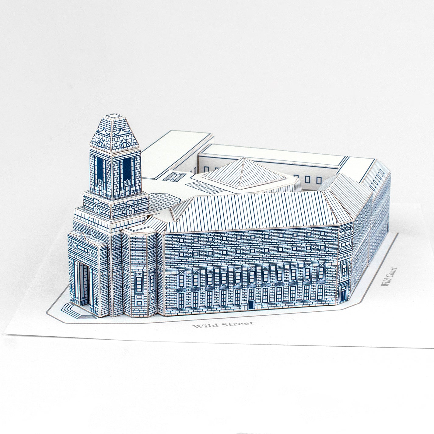 Freemasons' Hall - Intermediate Level Paper Model Kit – PaperLandmarks